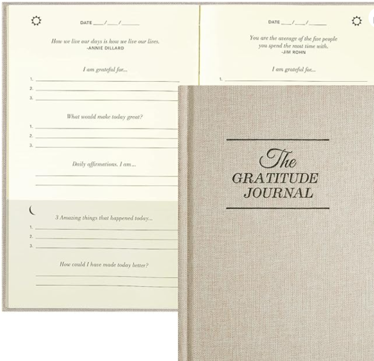 The Gratitude Minute Journal, a few Minute Journal, Daily Journal with ...